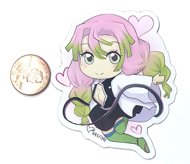 Anime Demon Chibi Characters - Vinyl Sticker - Etsy