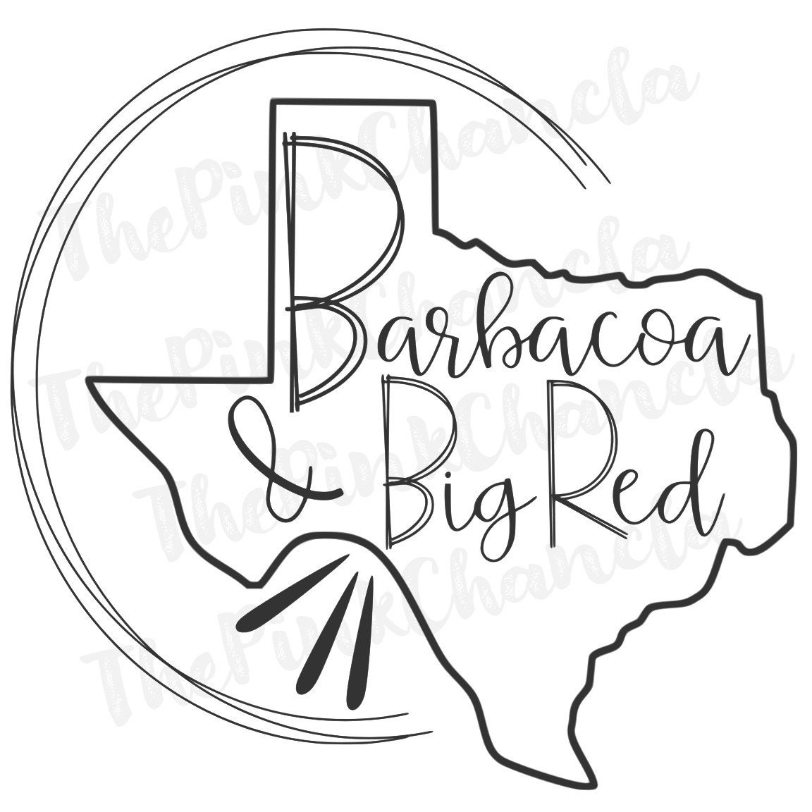 Barbacoa & Big Red SVG, PNG, JPEG Downloadable File - Etsy