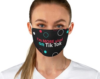 Tik Tok Face Mask | Etsy