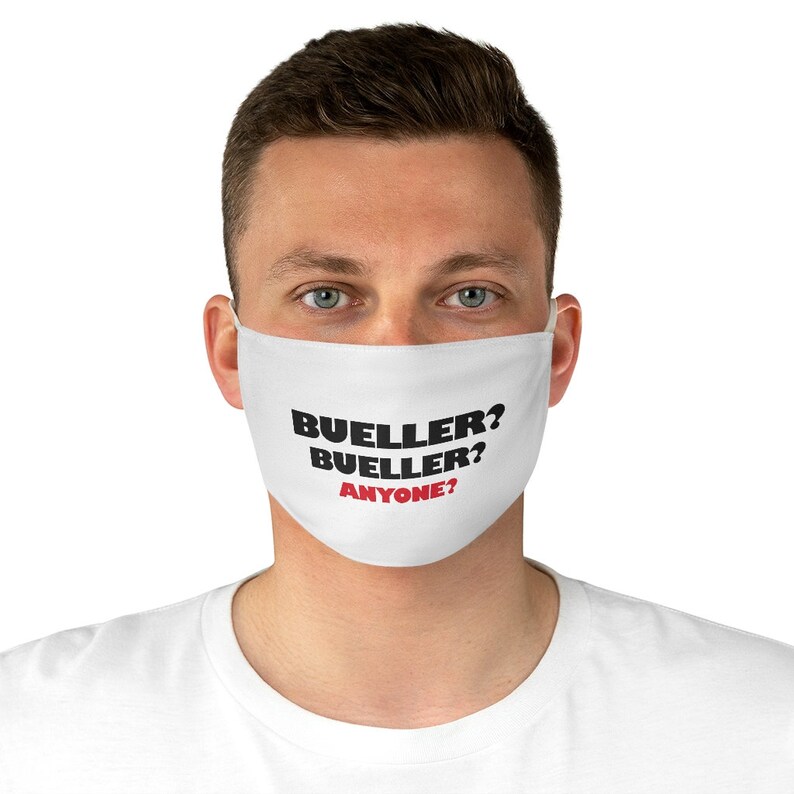 Bueller Bueller Anyone Fabric Face Mask - Etsy