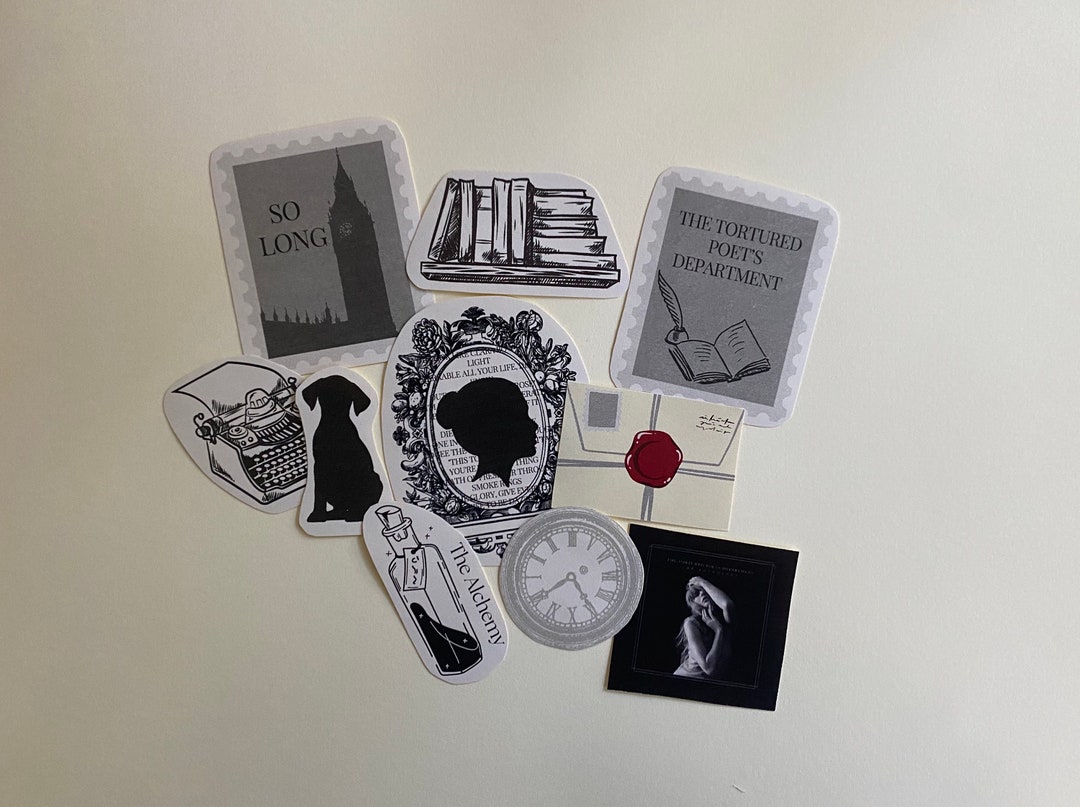 Taylor Swift TTPD Stickers - Etsy