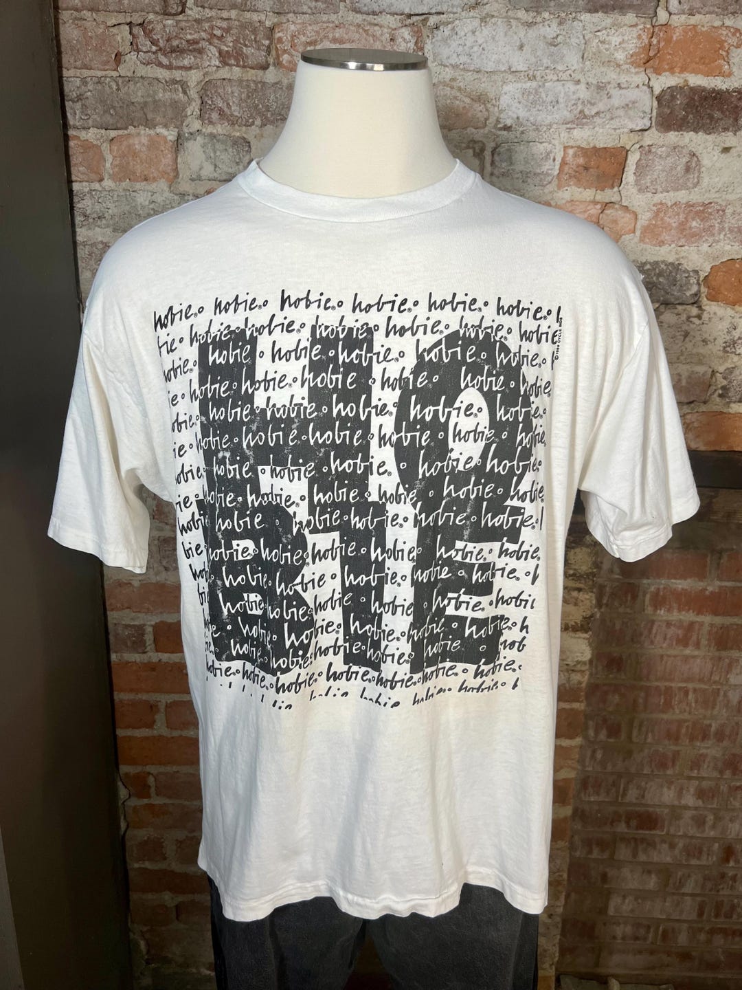 1989 HOBIE Single Stitch T Shirt (XL) - Etsy