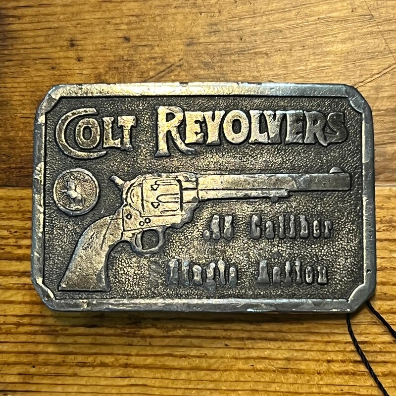 Vintage Colt Belt Buckle - Etsy