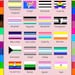 Love Pride Guide, LGBTQ Rainbow Flags, Instant Digital Download, Digital Print, Pride Gift for ...