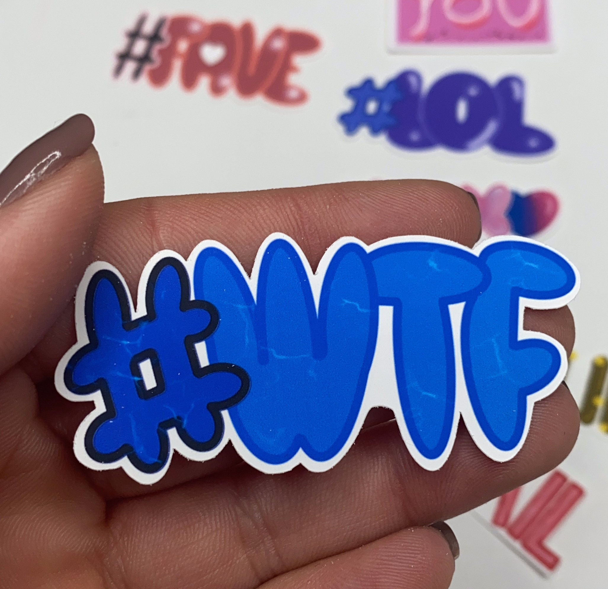 Hashtag Stickers Sticker pack Laptop stickers Vinyl Decals | Etsy