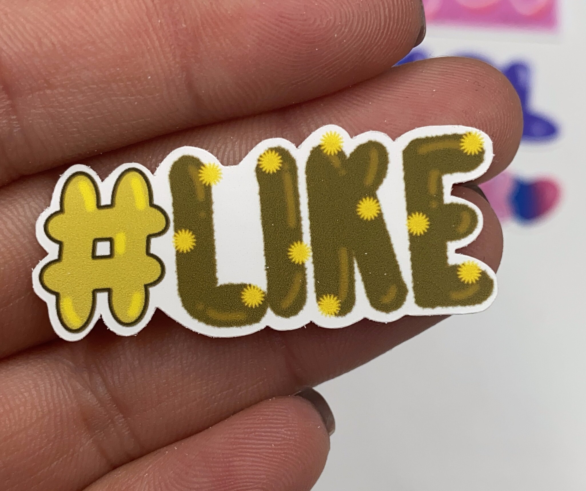 Hashtag Stickers Sticker Pack Laptop Stickers Vinyl Decals - Etsy Sweden