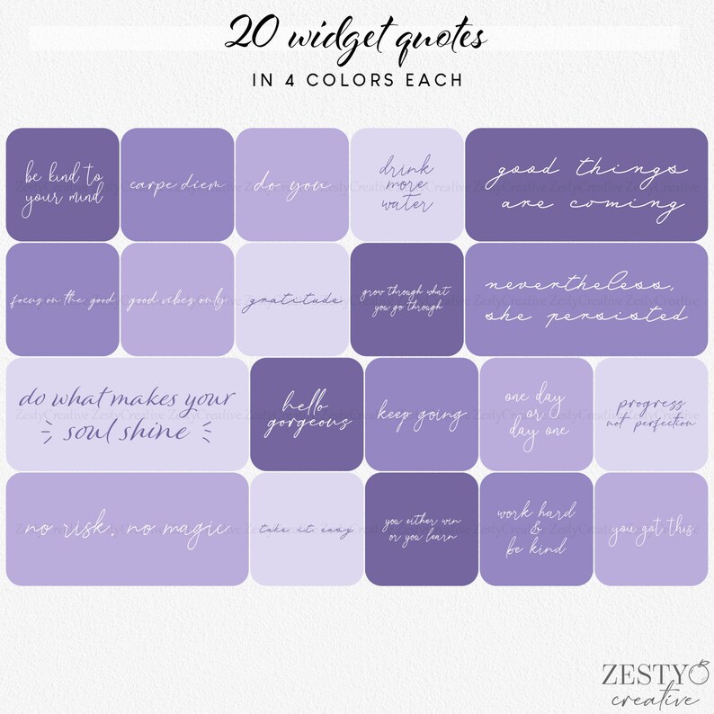 Lavender Ios App Icon Pack 300 Unique Icons in 4 Colors Each - Etsy