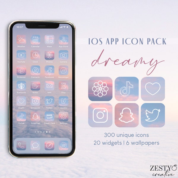 App Icons Sunset - Etsy