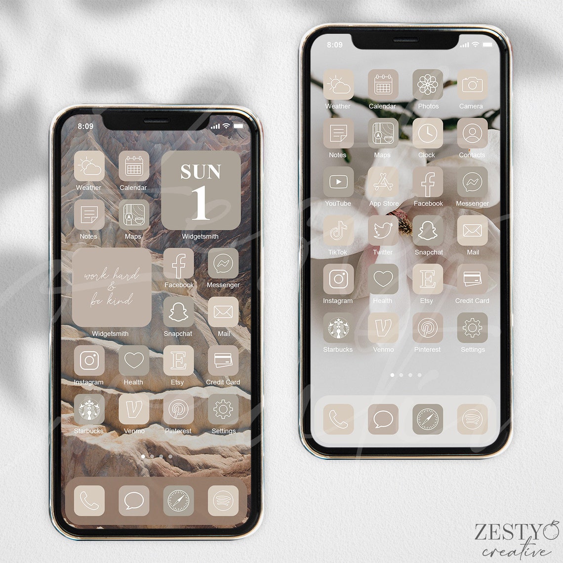 Contemporary Ios App Icon Pack 300 Unique Icons in 3 Colors | Etsy