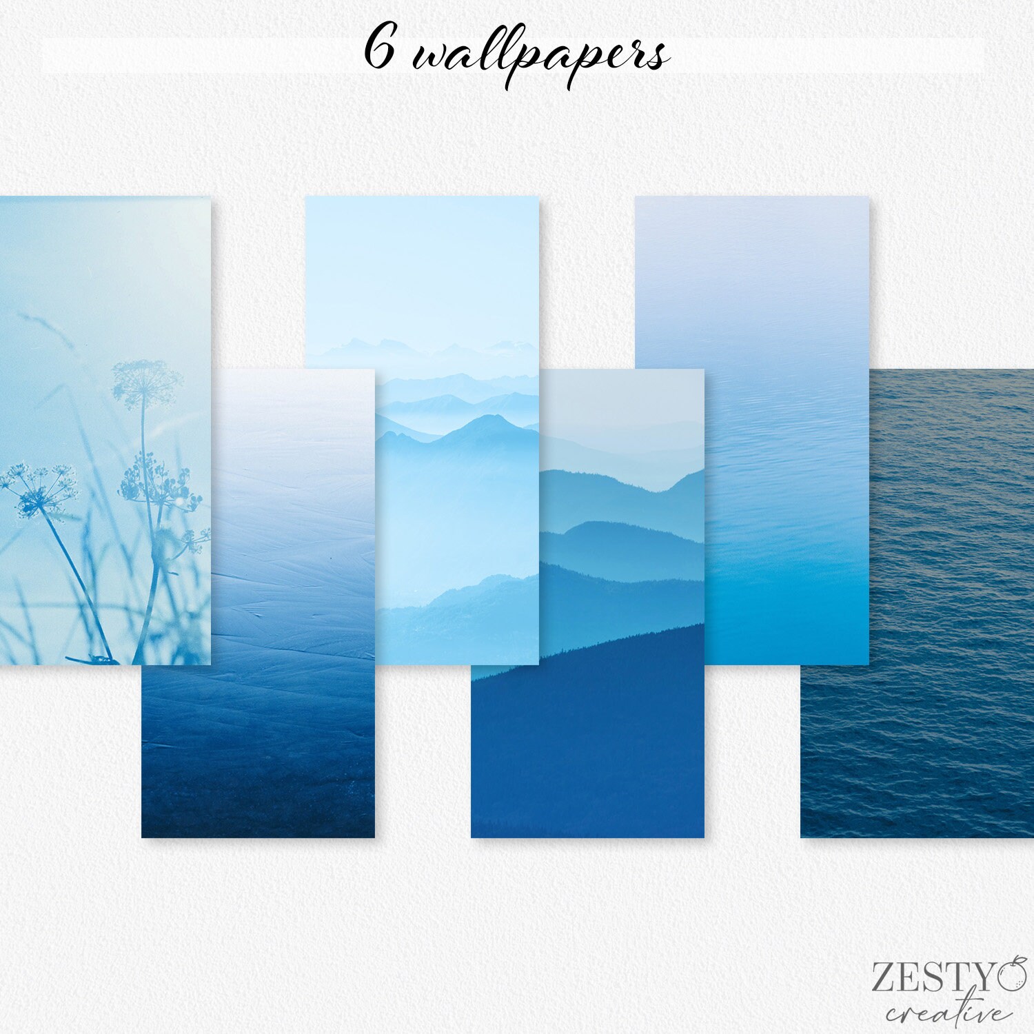 Blue Ios App Icon Pack 300 Unique Icons in 4 Colors Each | Etsy