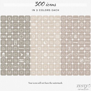 Contemporary Ios App Icon Pack | 300 Unique Icons in 3 Colors Each + 20 ...