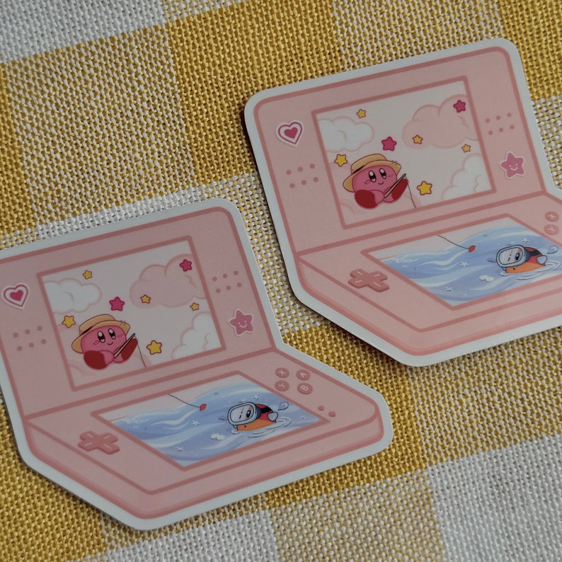 Nintendo Stickers Pokemon Kirby Vinyl Sticker Glossy Sticker Waterproof ...