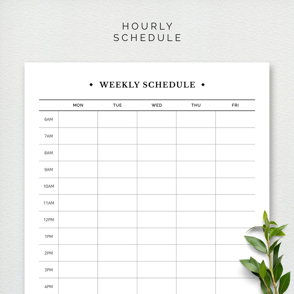 Weekly Schedule Printable Student Time Table Blank Weekly Scheduler ...