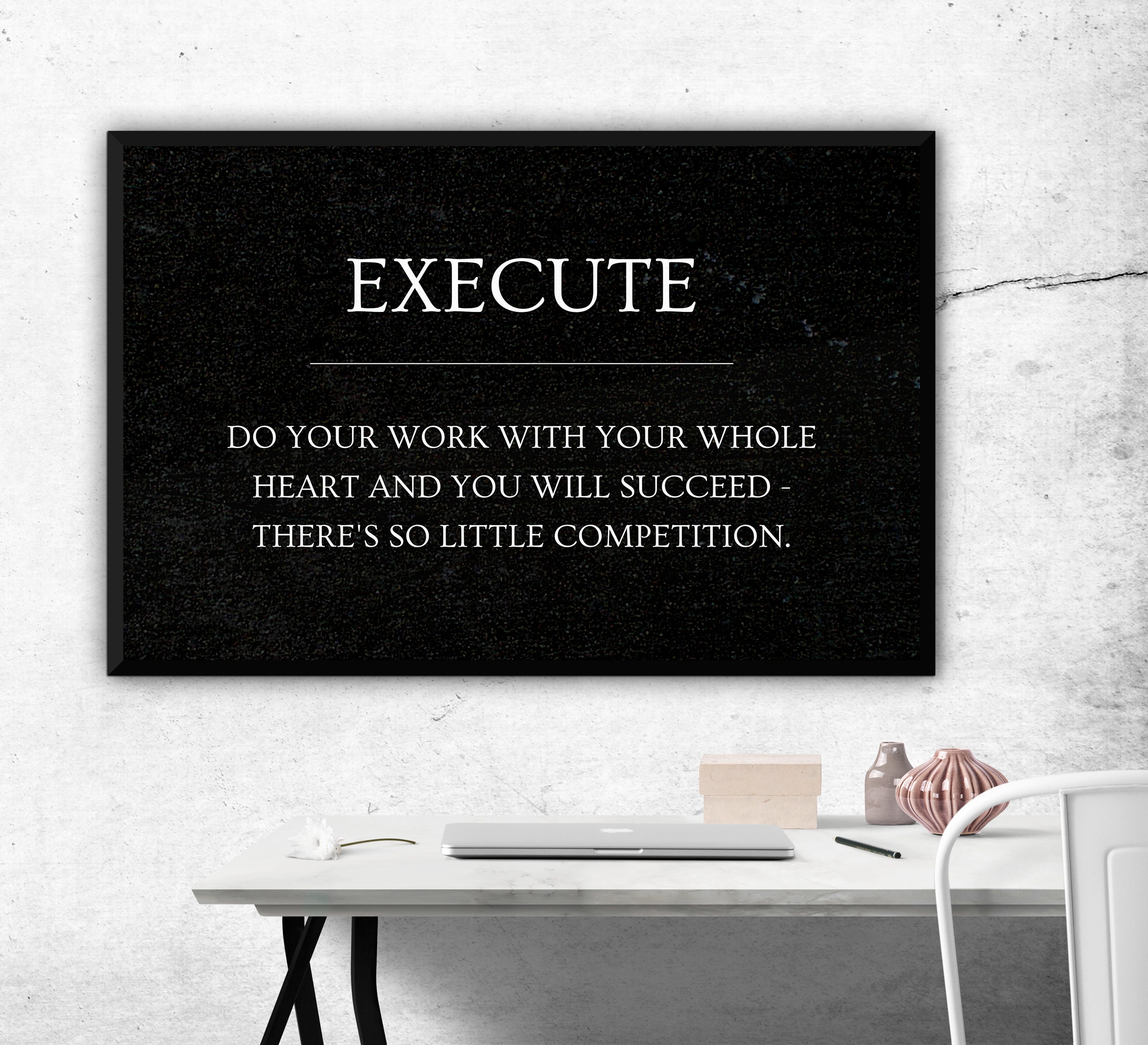 Print Do Your Work With Your Whole Heart And You Will | Etsy