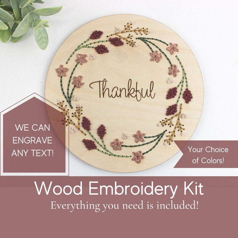 Fall Embroidery Kits - Etsy