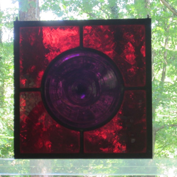 Stained Glass Red - Etsy