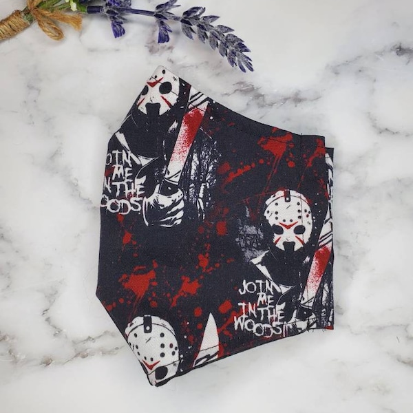 Jason Voorhees Face Mask - Etsy