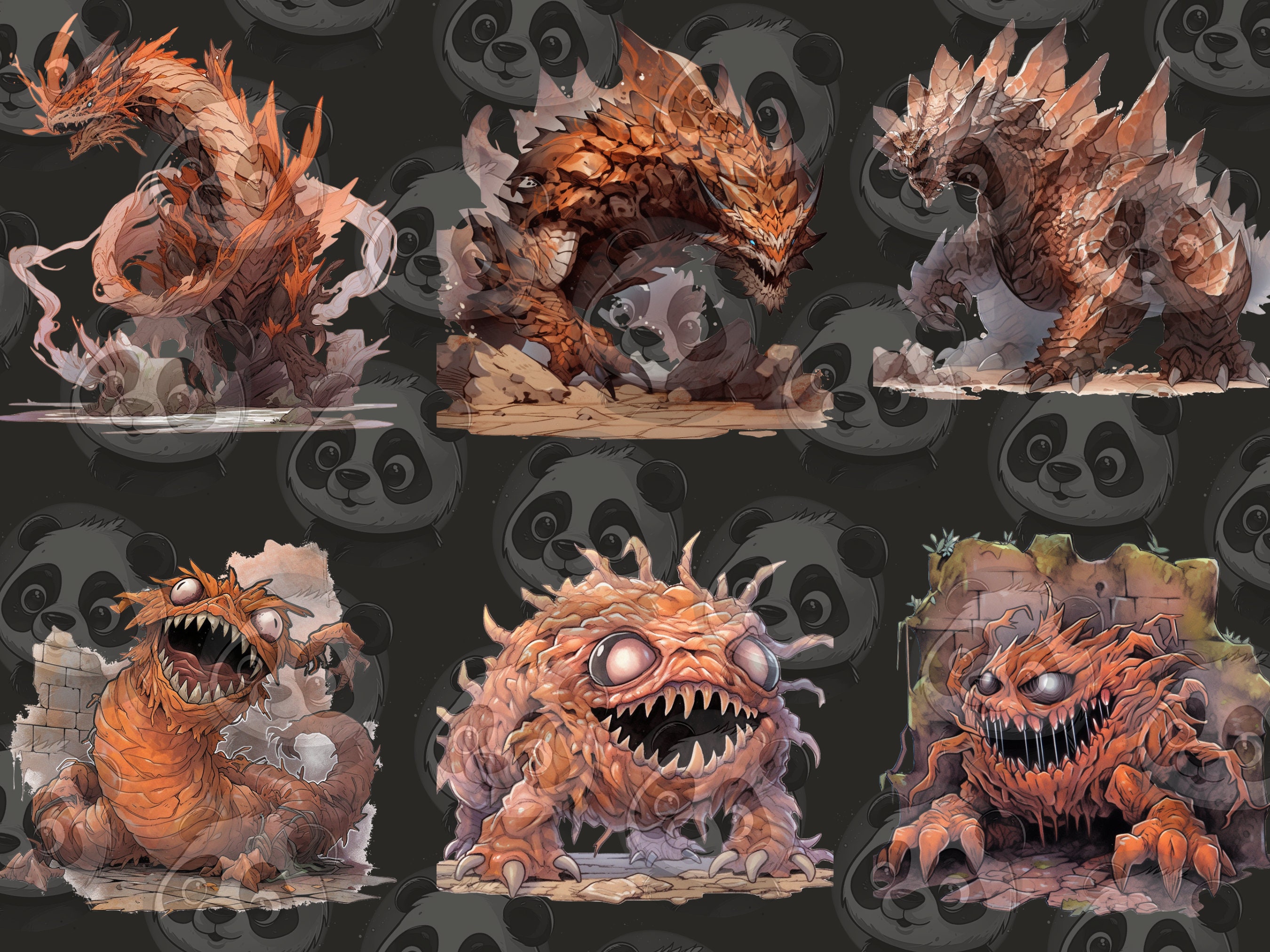 Fear the Rust: Rust Monster Clip Art for Dungeons and Dragons, Fantasy ...