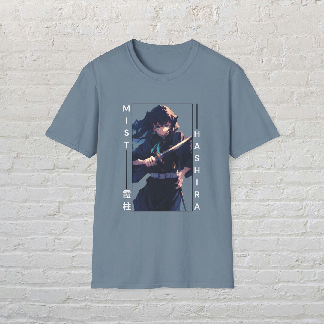 Muichiro Tokito Mist Hashira T-shirt, Demon Slayer Anime Tee With ...