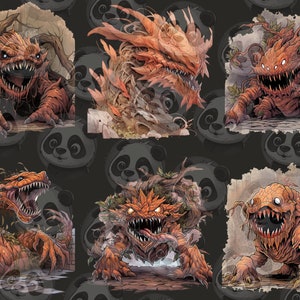 Fear the Rust: Rust Monster Clip Art for Dungeons and Dragons, Fantasy ...