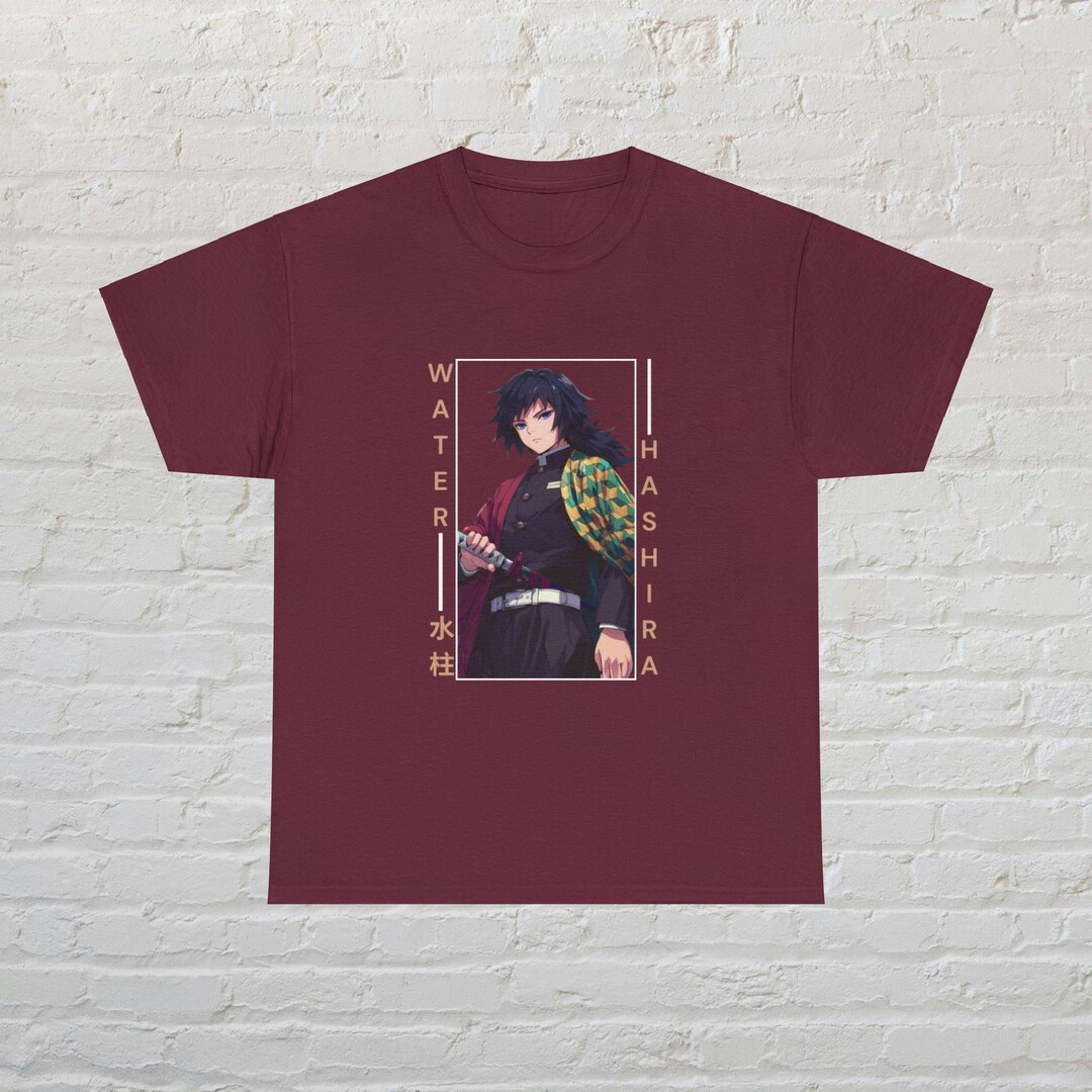 Water Hashira Giyu Tomioka Demon Slayer Anime Unisex T-shirt, Cotton ...