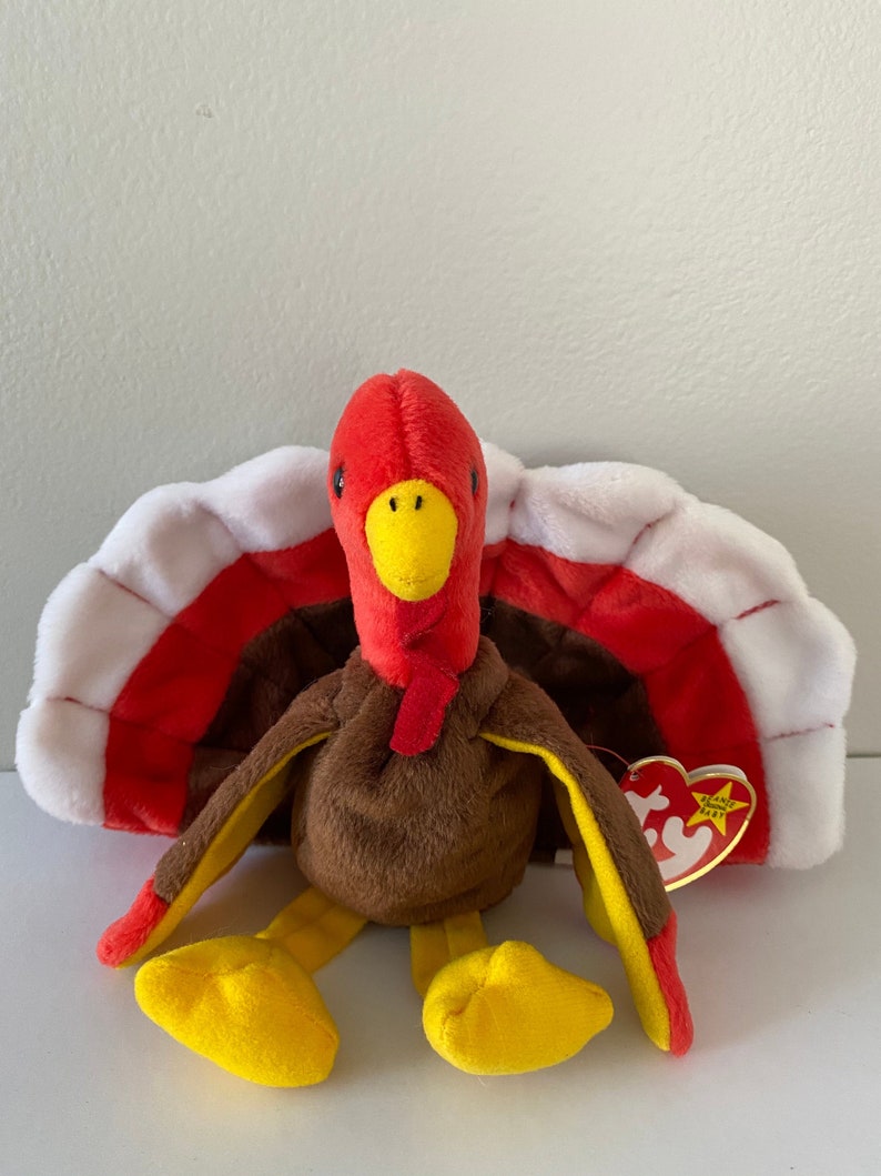 1996 Gobbles the Turkey Beanie Baby - Etsy