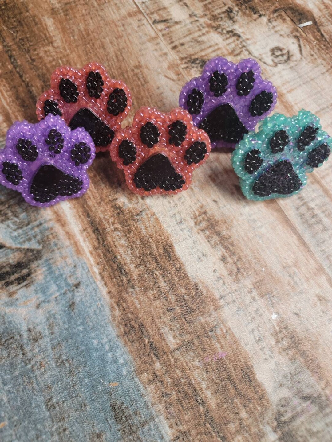 2 Paw Print Freshie Vent Clips - Etsy