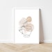 Abstract Coffee Line Art Print, Coffee Painting Minimal, Coffee Cup One ...