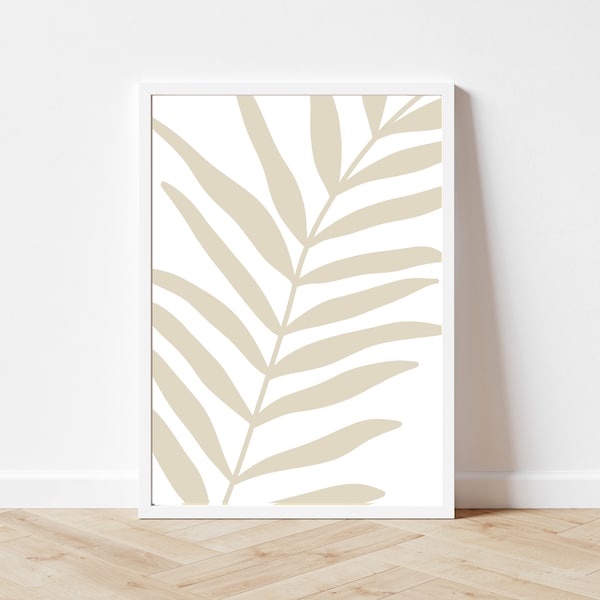 Palm Leaf Print - Etsy