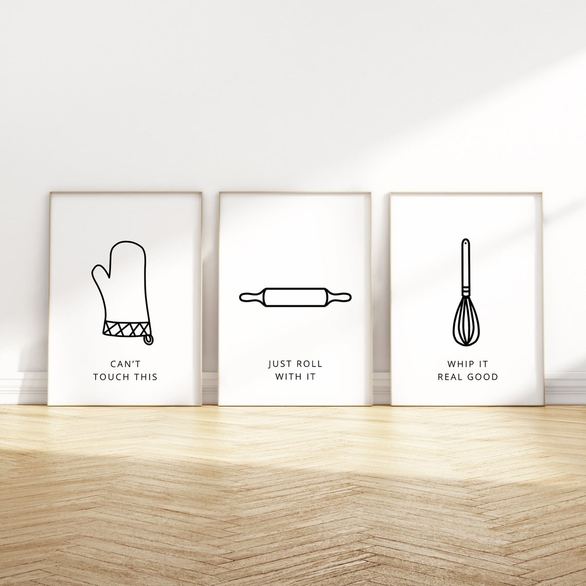 Kitchen Set of 3 Print, Funny Kitchen Wall Art, Wall Art Prints, Gift ...