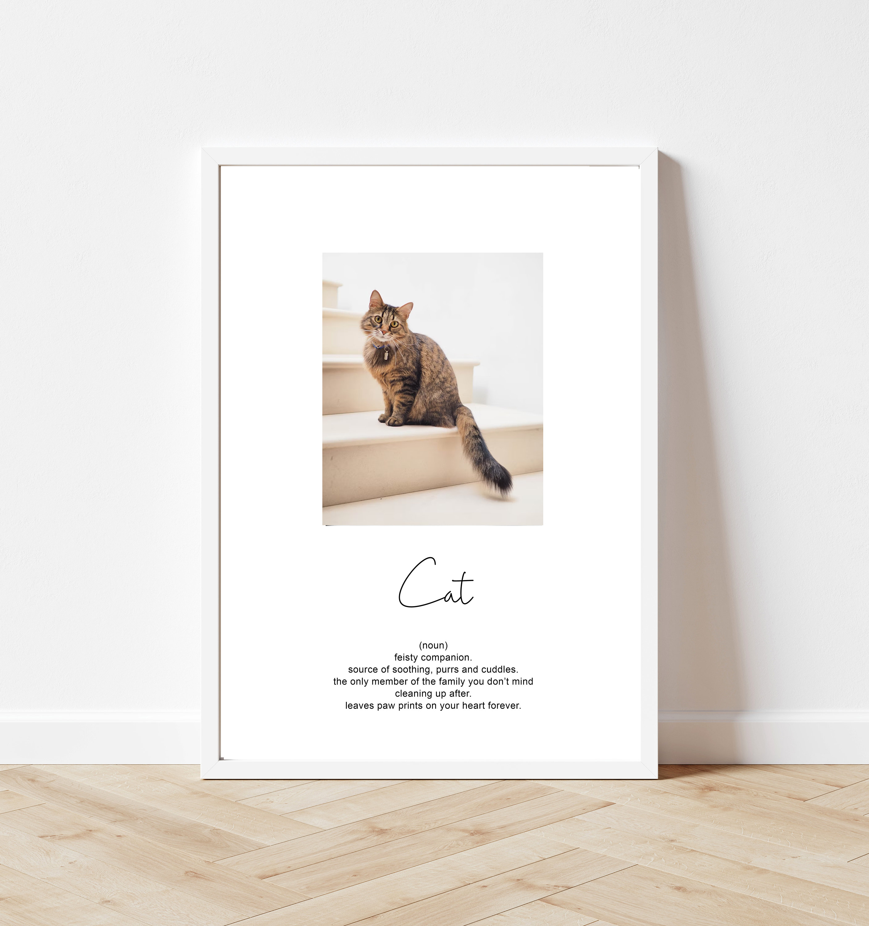 Personalised Cat Definition Print Cat Definition Print With - Etsy