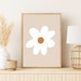 Neutral Daisy Nursery Wall Art, Neutral Spring Print Set, Neutral ...