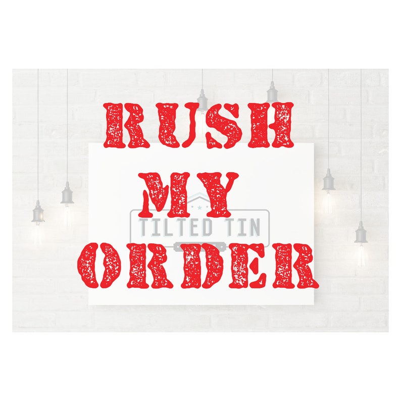 RUSH MY ORDER, Expedited Order Processing and Upgraded Shipping - Etsy
