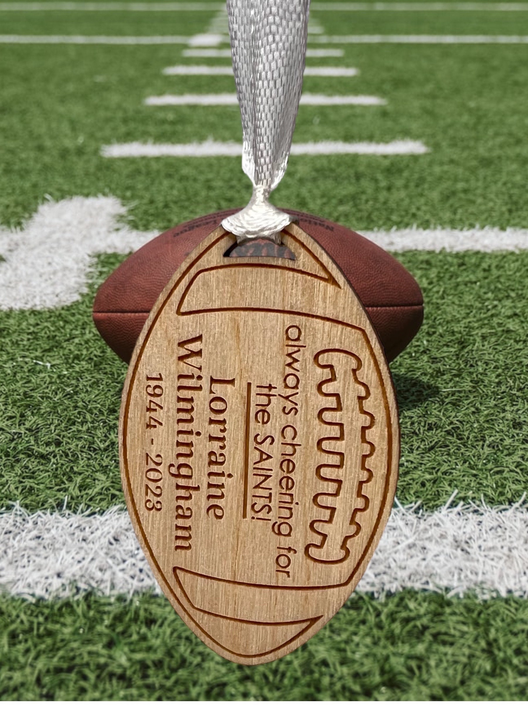 Personalized Football Team Celebration of Life Keepsake, Memorial ...