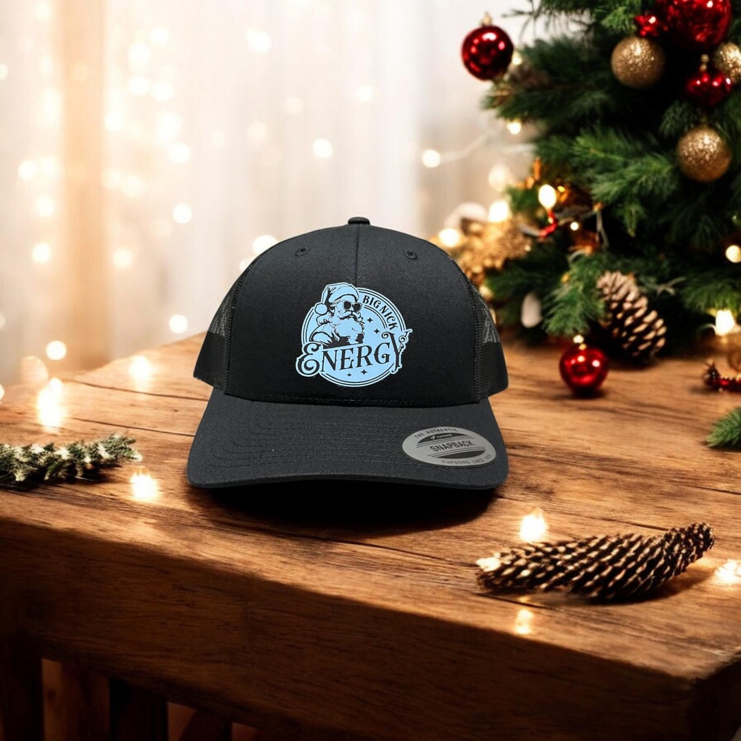 Custom Snapback Hat, Big Nick Energy, White Elephant Gift, Christmas, Funny Santa Trucker Hat - Etsy