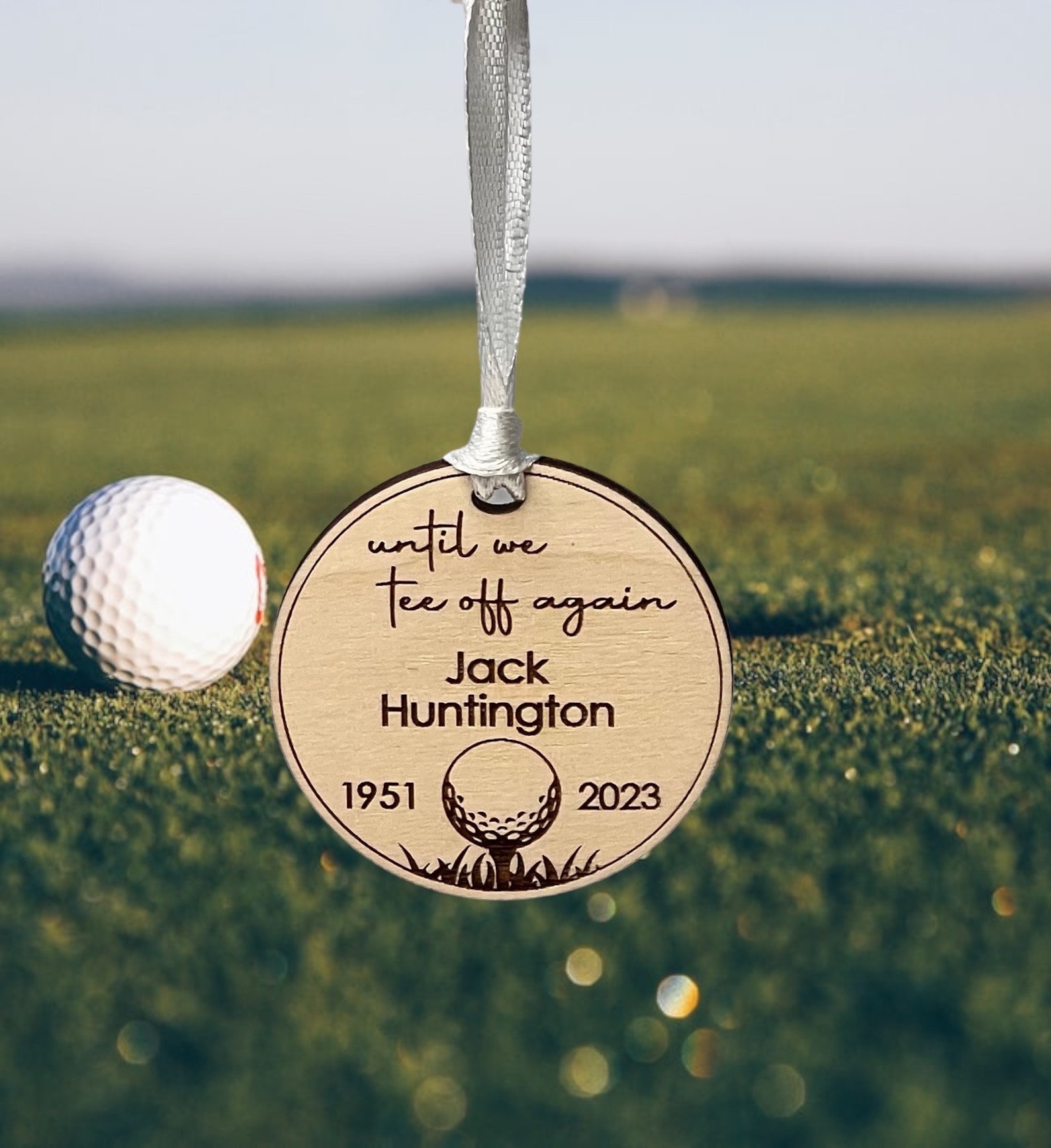 Personalized Golfing Celebration of Life Keepsake, Memorial Service ...
