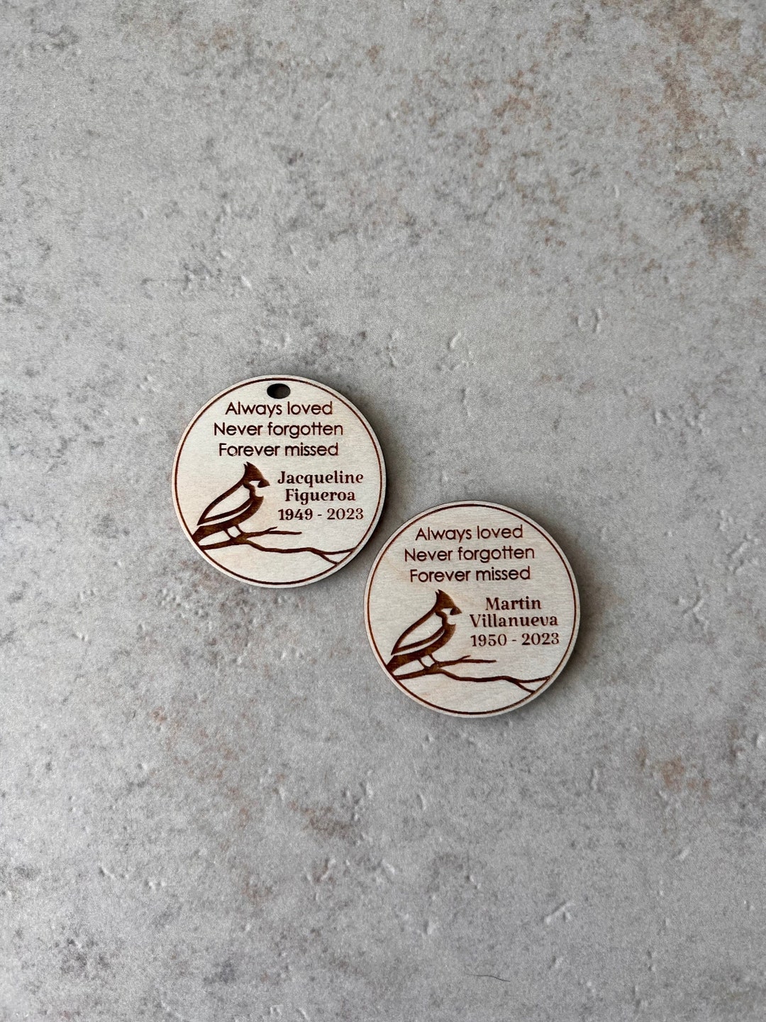 Personalized Cardinal Celebration of Life Keepsake, Memorial Service ...