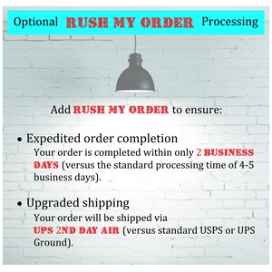 RUSH MY ORDER, Expedited Order Processing and Upgraded Shipping - Etsy