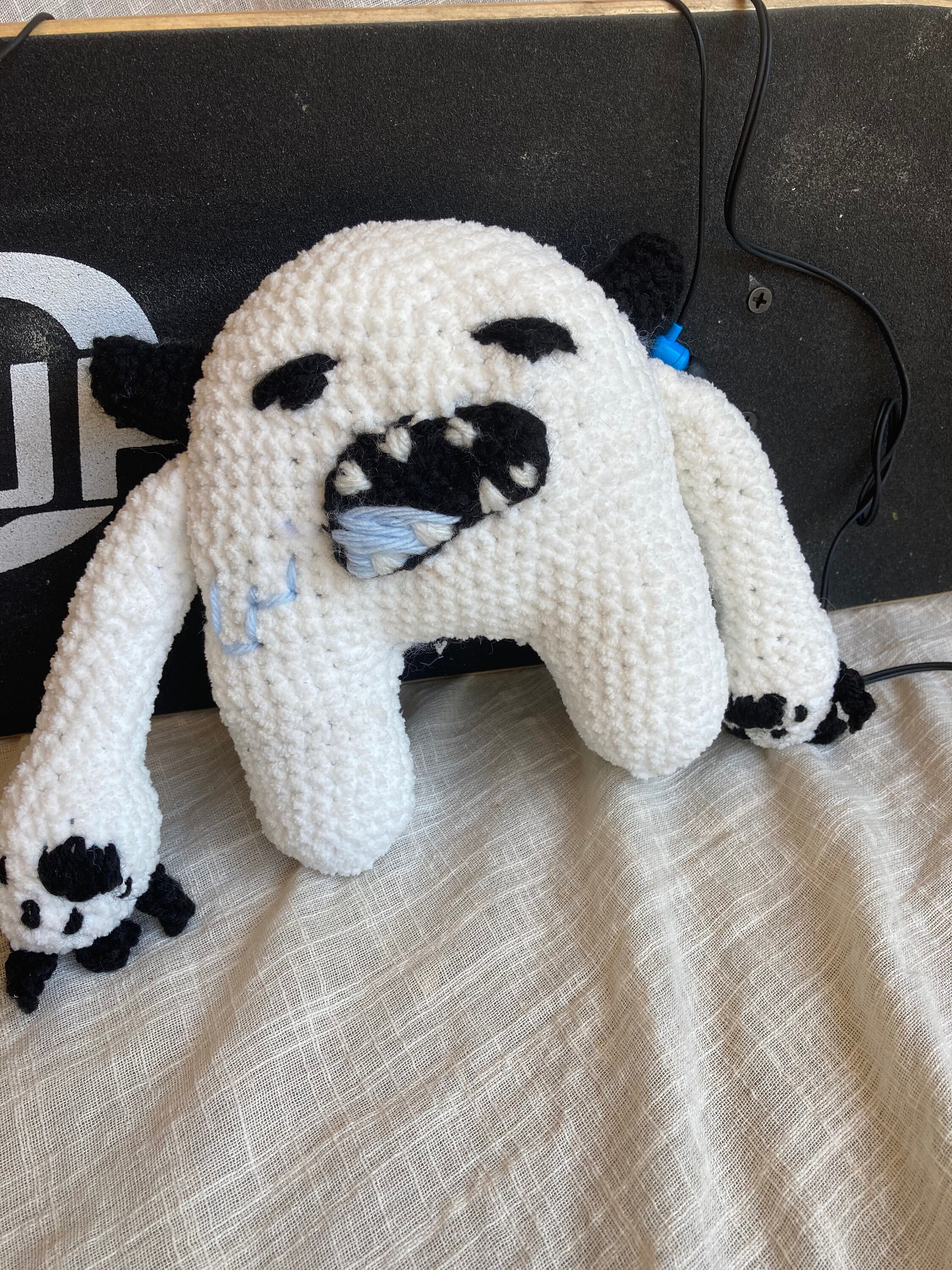 Sk8 the Infinity Crochet Pattern Amigurumi Yeti Plush - Etsy Australia