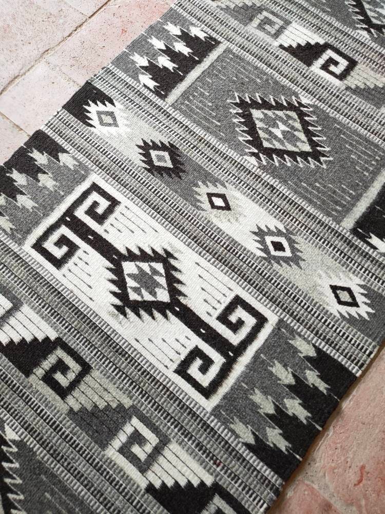 Authentic Zapotec Rug Montealban traditional Pattern - Etsy
