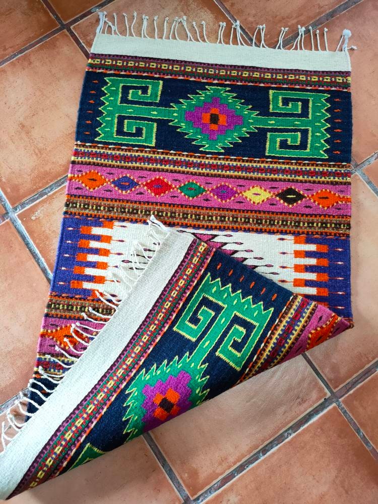 Authentic Zapotec Rug Teotitlán Del Valle Traditional | Etsy