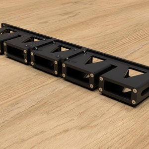 1U Rack Mount for 5x Blackmagic Design Optical Fiber 12G Mini ...