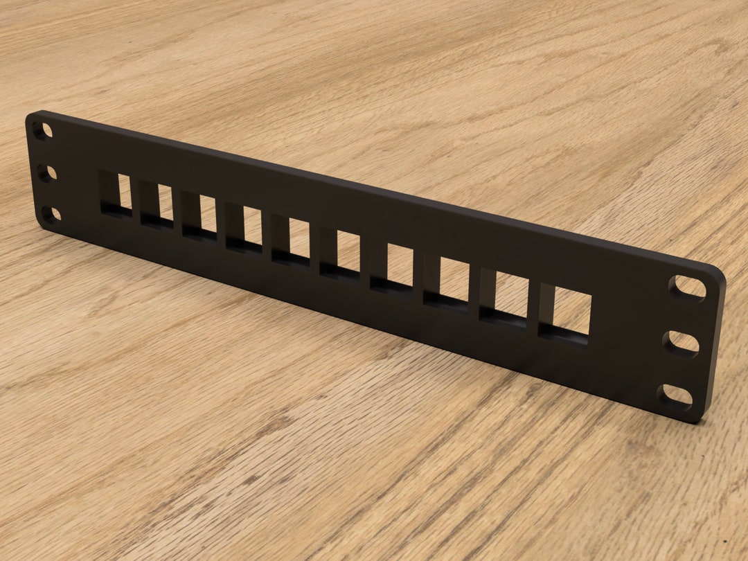 10 Inch Rack Mount for 10 Keystone Jacks - Etsy