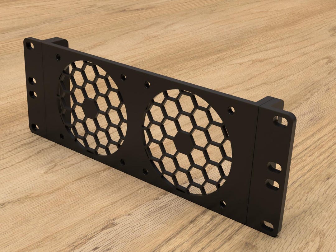 2RU 10 Inch Rack Mount for 2x 80mm Fans - Etsy