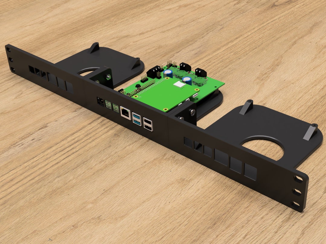 1U Rack Mount for 3x Hifiberry Amp100s W/ Raspberry Pi - Etsy