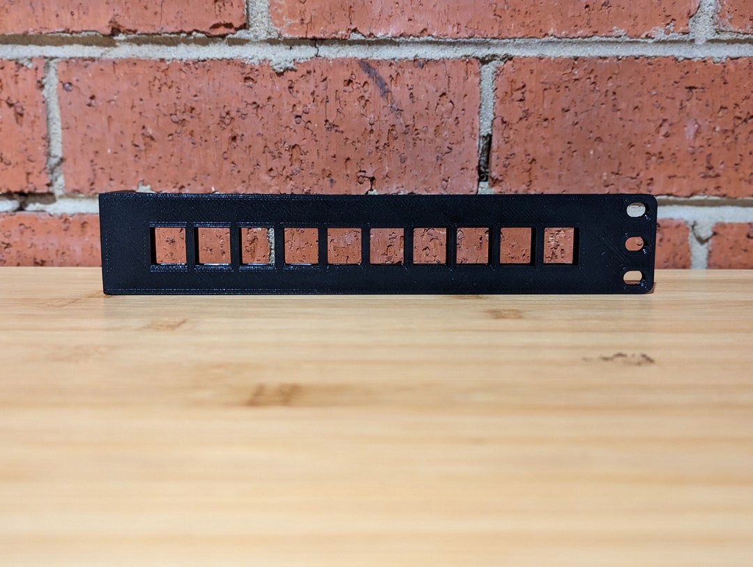 1RU 10 Port Keystone Jack Rack Mount (modular) - Etsy