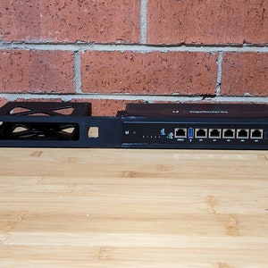 1RU Rack Mount for Ubiquiti Edgerouter 6 Poe & Unifi Cloud Key Gen2 ...