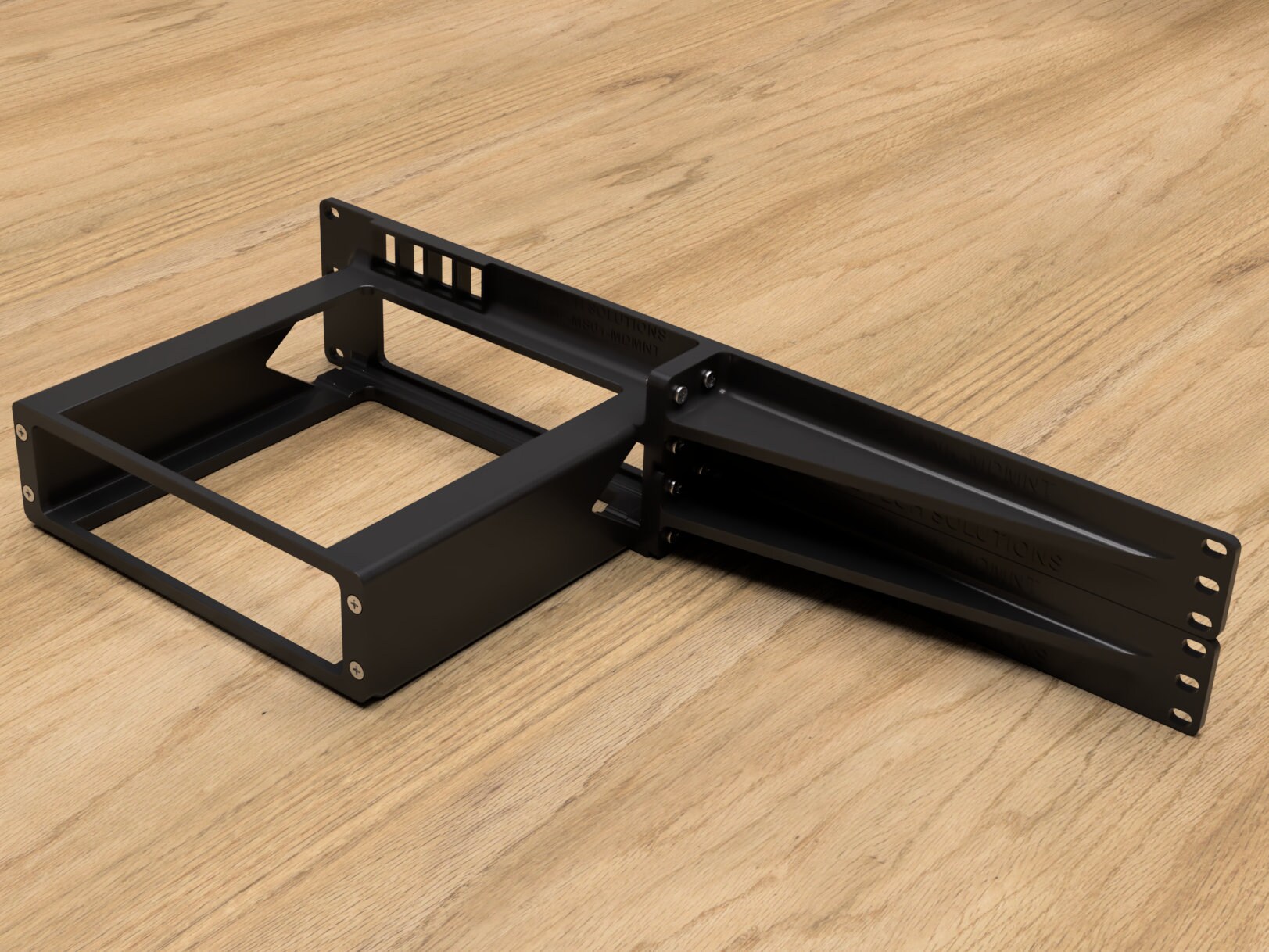 Rack Mount for Minisforum MS-01/MS-A2 Workstation + Keystones (modular ...