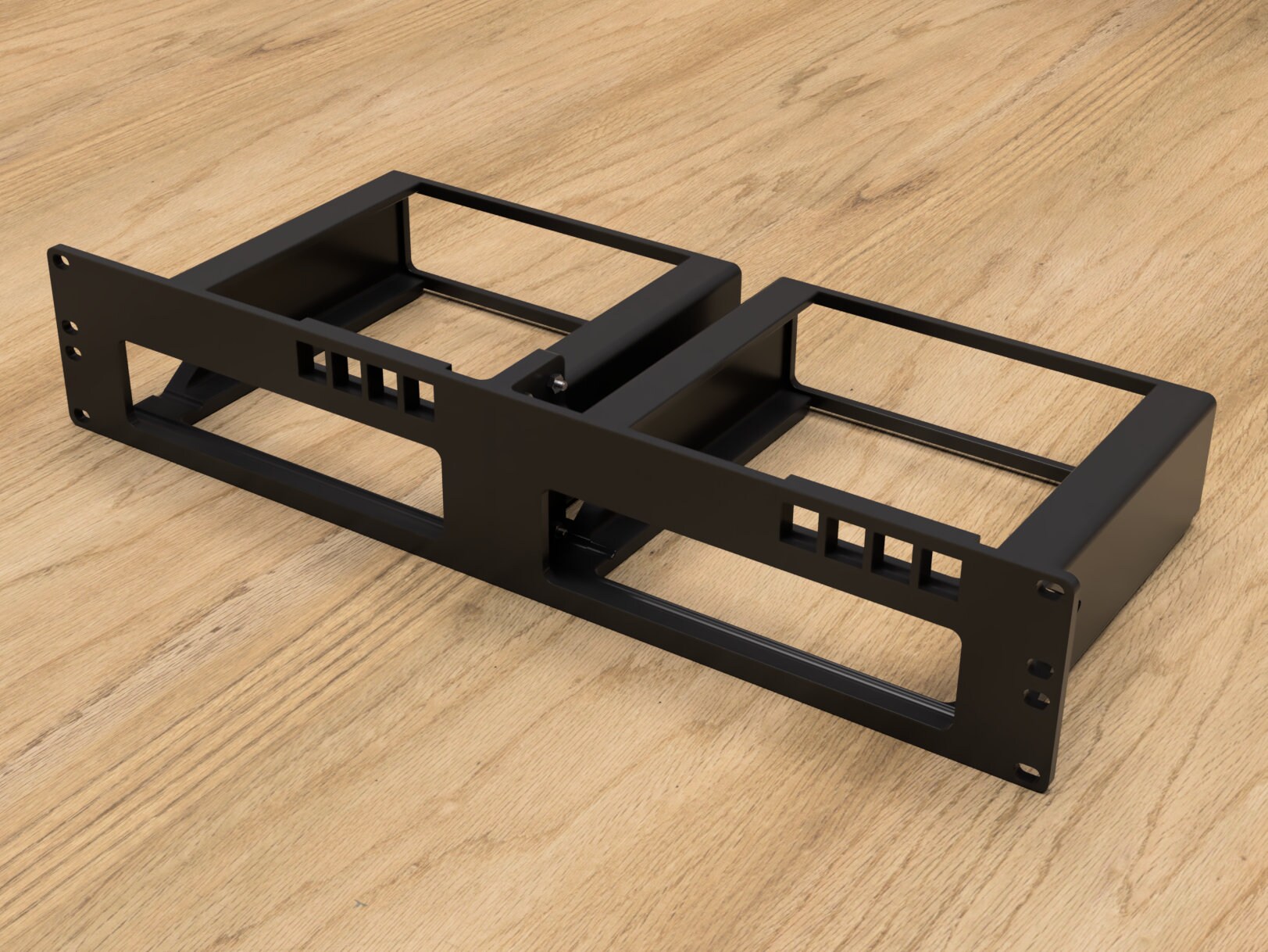 Rack Mount for Minisforum MS-01/MS-A2 Workstation + Keystones (modular ...