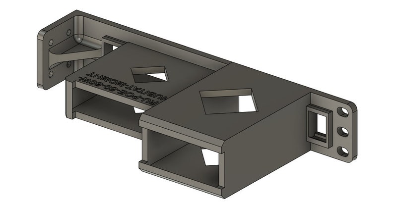 Hubitat C5/C7 and Unifi POE Injector (POE-50-60W) Rack Mount (modular ...